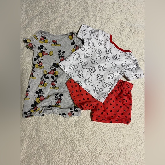 Disney | Matching Sets | 3 Piece Bundle Mickey Mouse | Poshmark